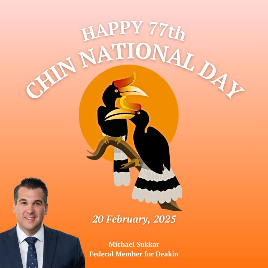 Happy Chin National Day 2025 | Michael Sukkar MP